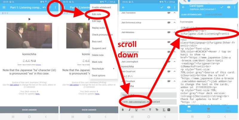 Using the Beginner's Course without the Jlab Addon - Japanese like a breeze